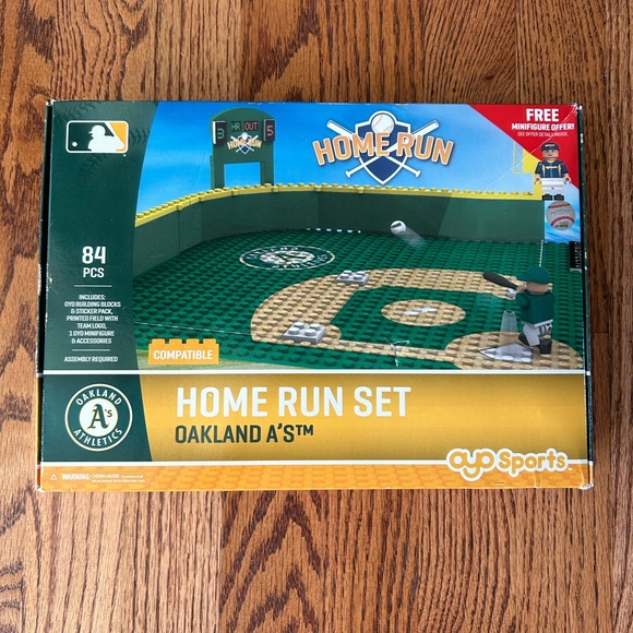 Oyo Sports | Toys | Oyo Sports Oakland As Athletics Home Run Set New ...